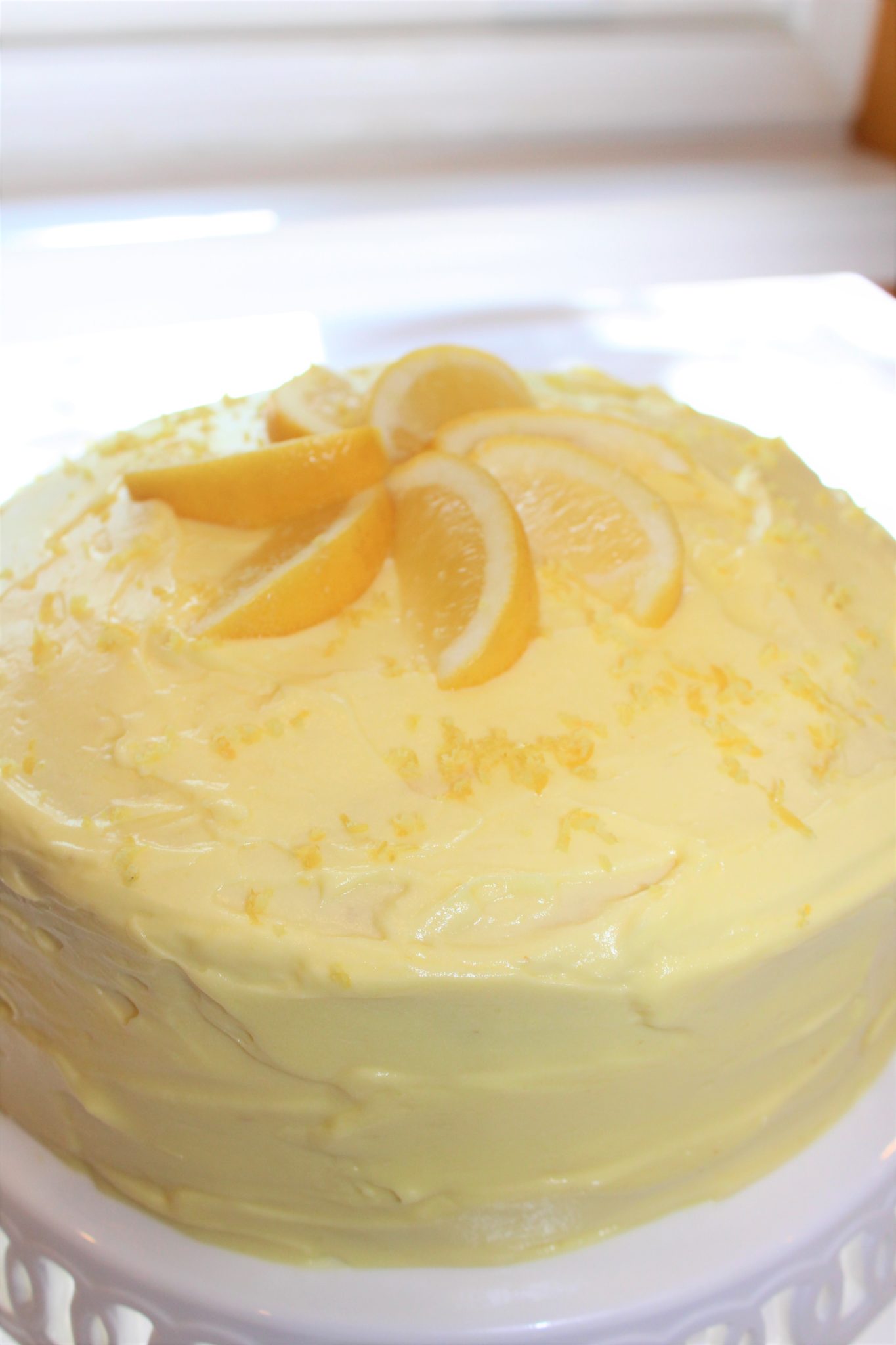 Layered Lemon Cake | Cupcakes and Paper Lanterns