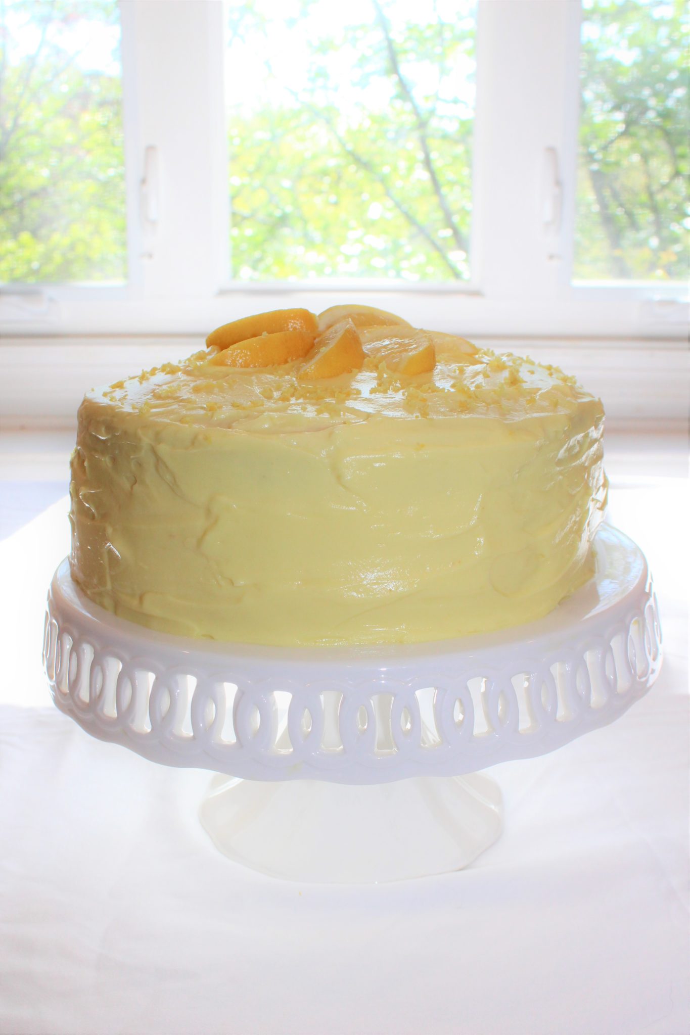 Layered Lemon Cake | Cupcakes and Paper Lanterns